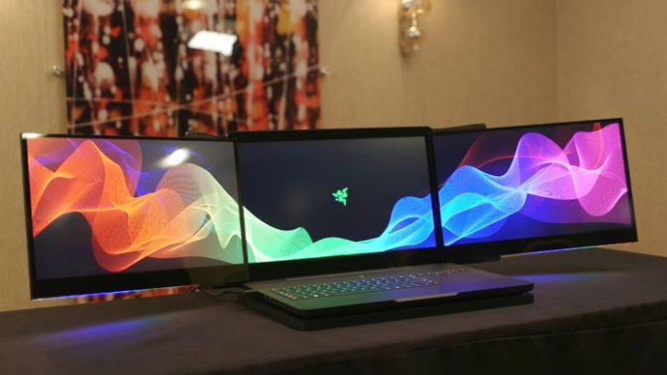 Razer unveils Project Valerie concept gaming laptop with three 4K displays